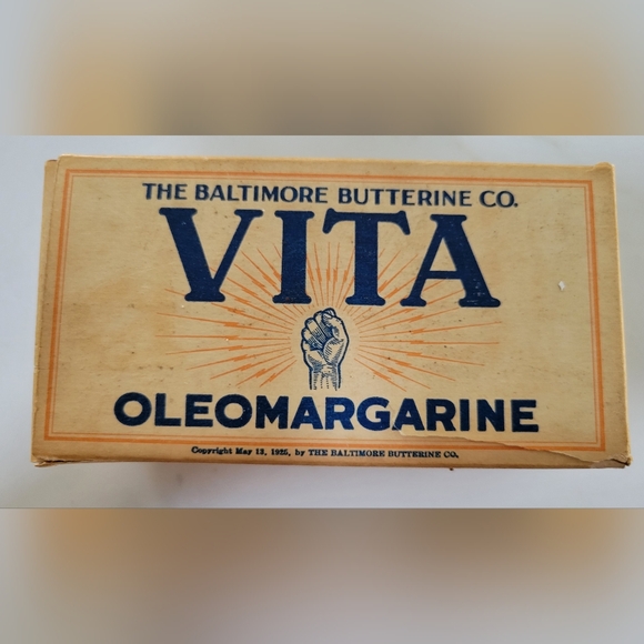 Baltimore Butterine Co | Kitchen | Vintage Empty 925 Baltimore ...